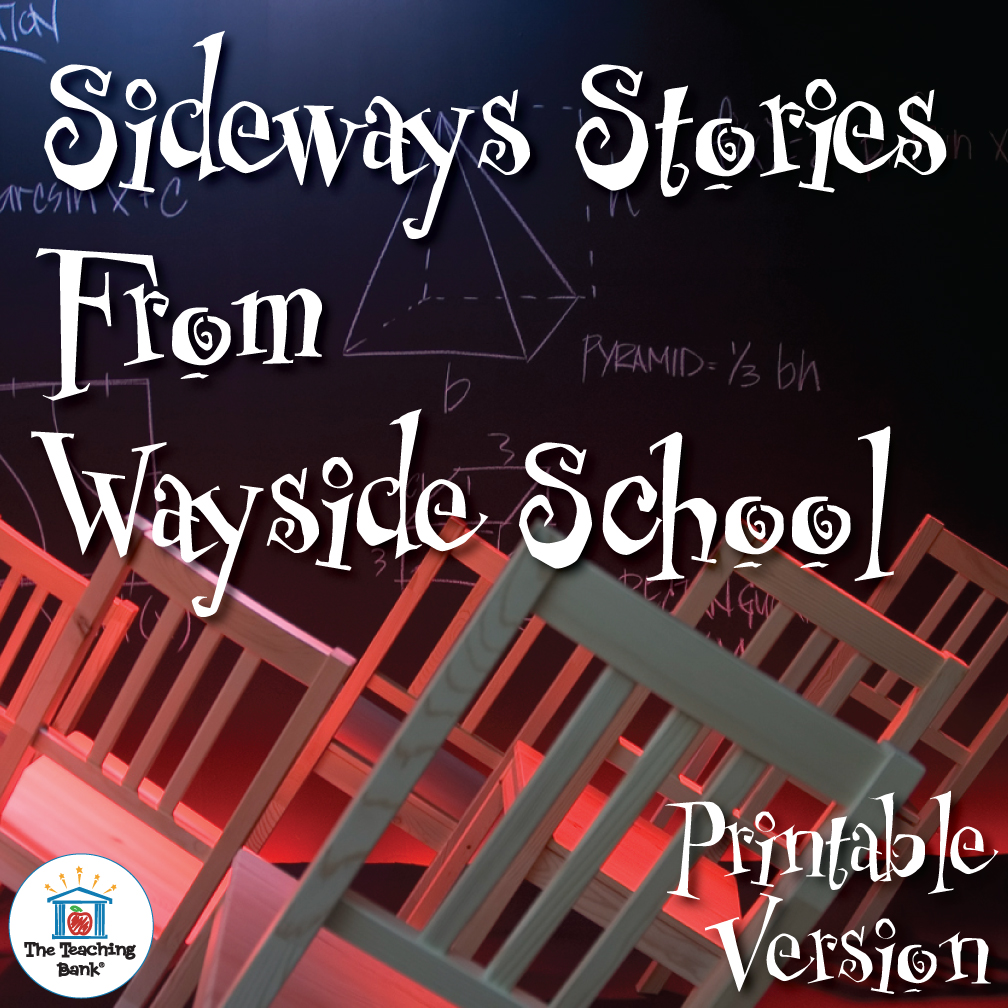 Sideways Stories from Wayside School Printable Novel Study | The ...