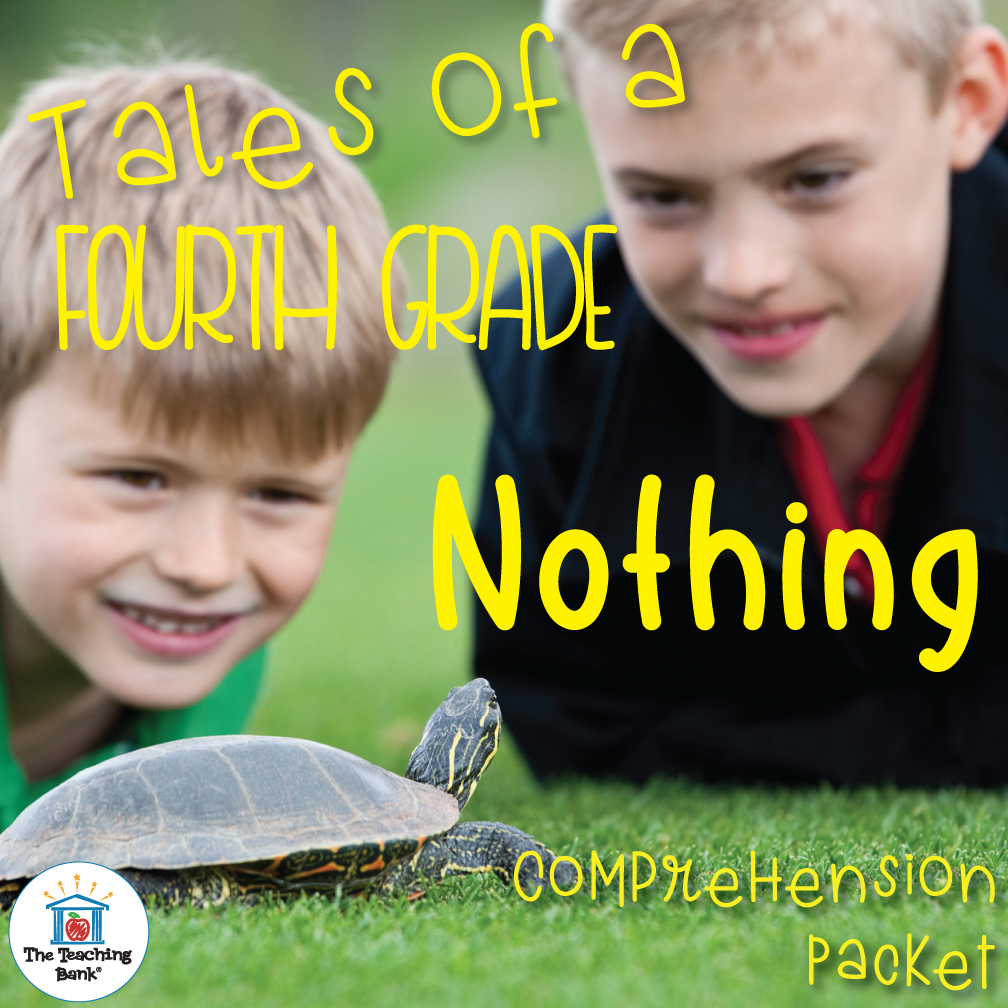Tales of a Fourth Grade Nothing Comprehension Packet | The Teaching Bank