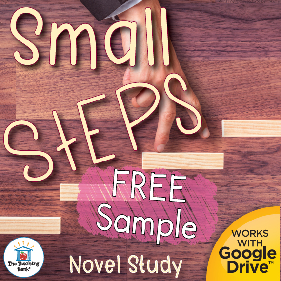 Small Steps Novel Study FREE Sample - The Teaching Bank
