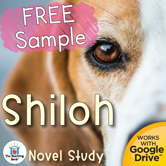 Shiloh Novel Study FREE Sample - The Teaching Bank