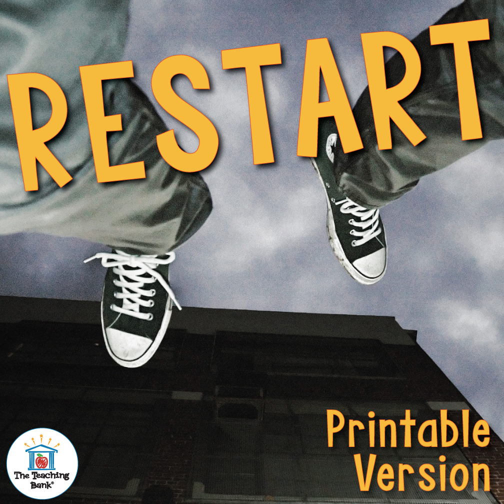 Restart Printable Novel Study | The Teaching Bank