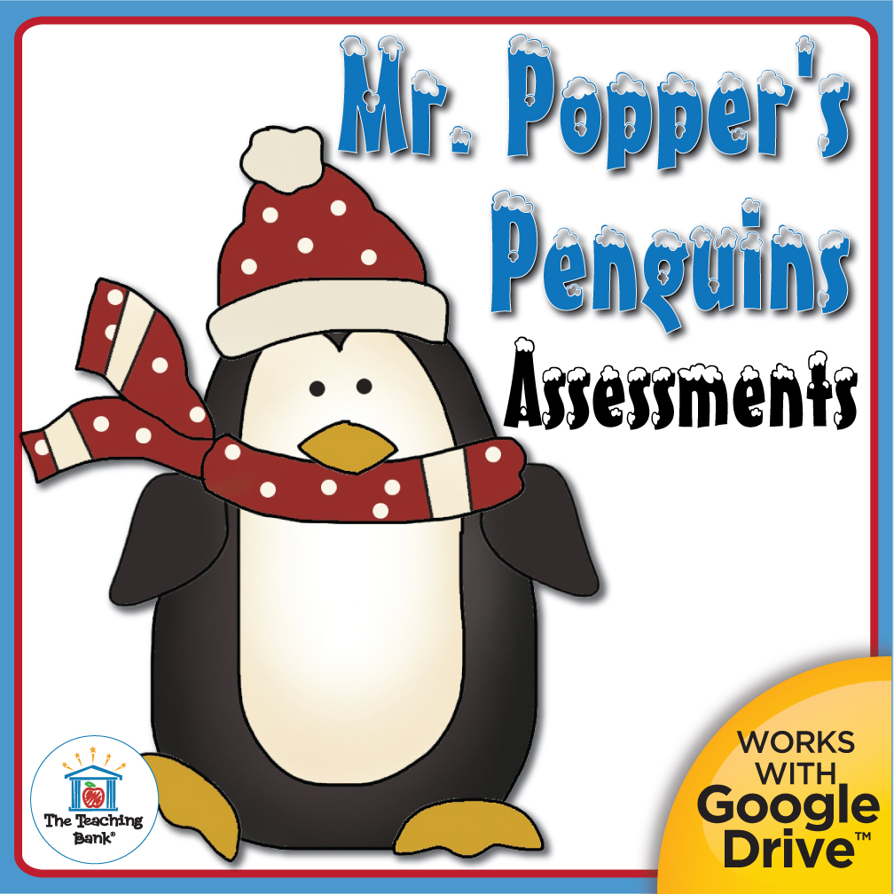 Mr. Popper’s Penguins Book Unit Assessments for Google Forms - The ...