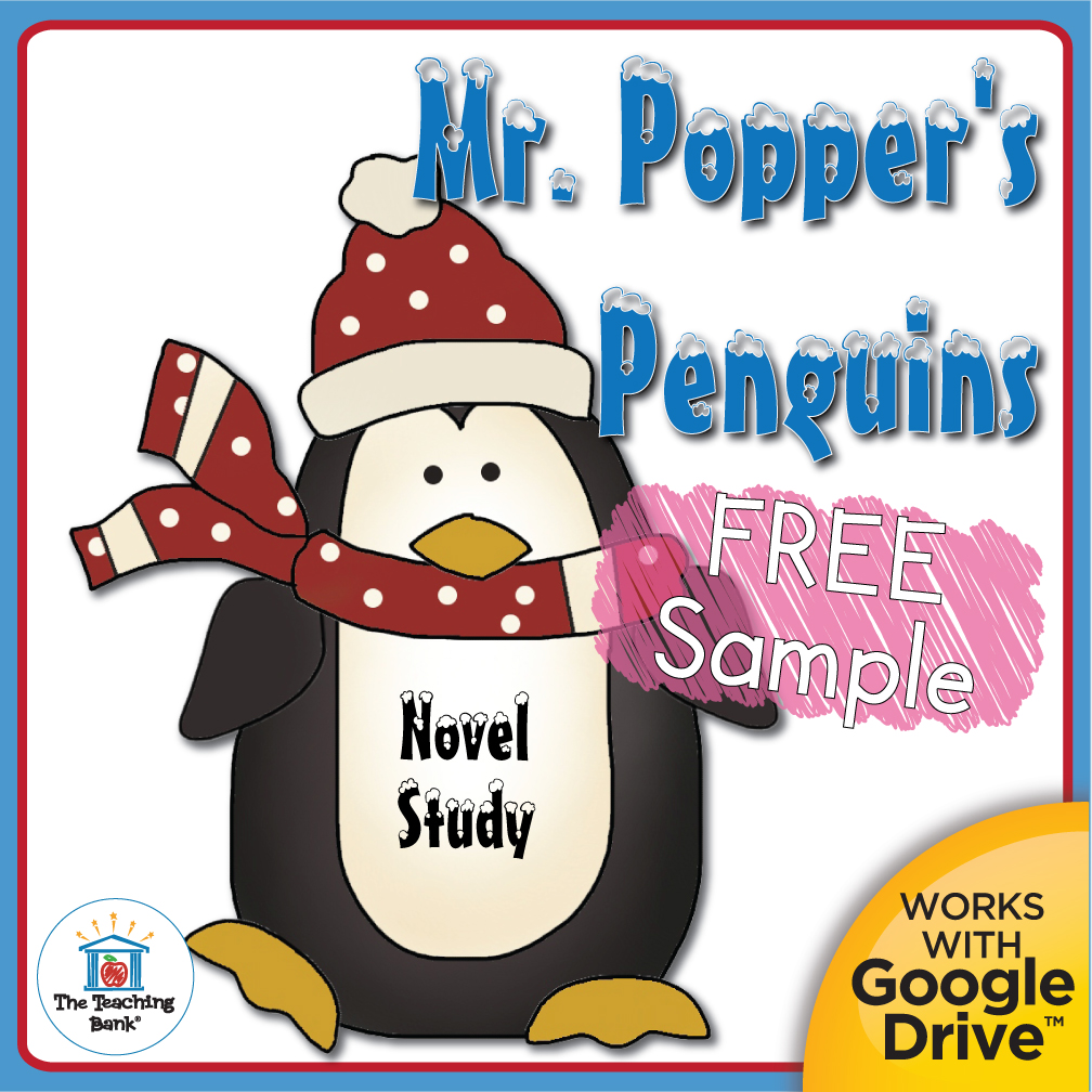 Mr. Popper’s Penguins Novel Study FREE Sample - The Teaching Bank