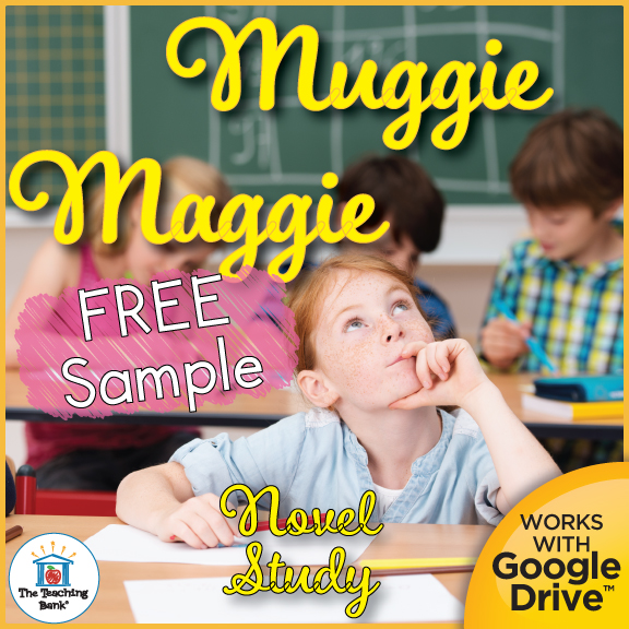 Muggie Maggie Novel Study FREE Sample - The Teaching Bank