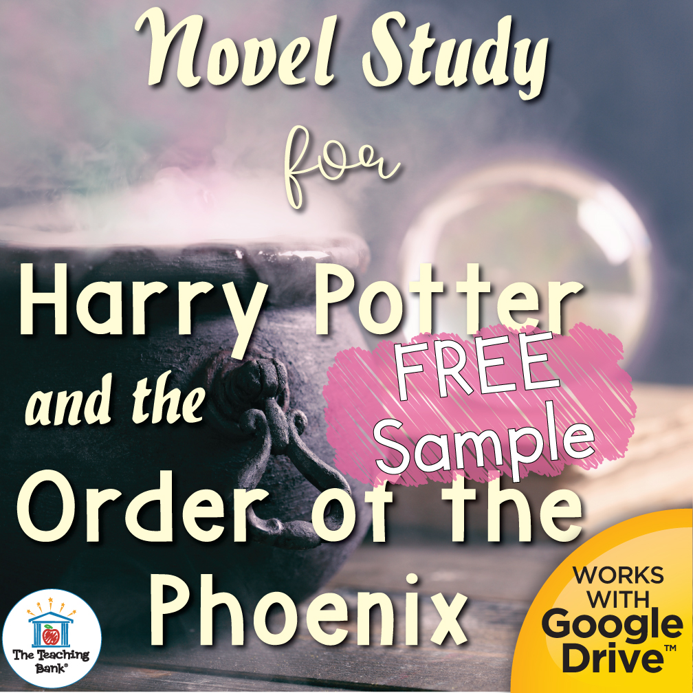 Novel Study for Harry Potter and the Order of the Phoenix FREE Sample ...