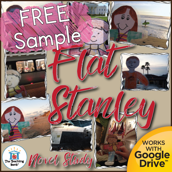 Flat Stanley Novel Study FREE Sample - The Teaching Bank