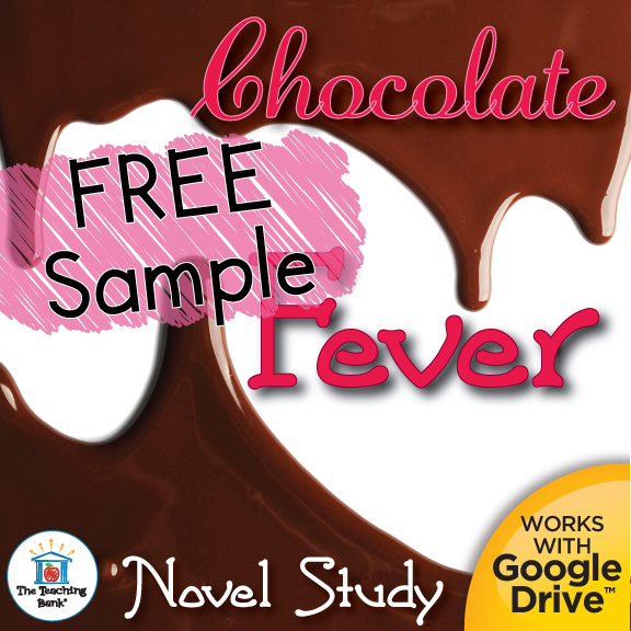 Chocolate Fever Novel Study FREE Sample - The Teaching Bank