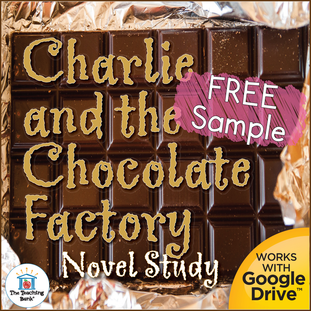 Charlie and the Chocolate Factory Novel Study FREE Sample - The ...