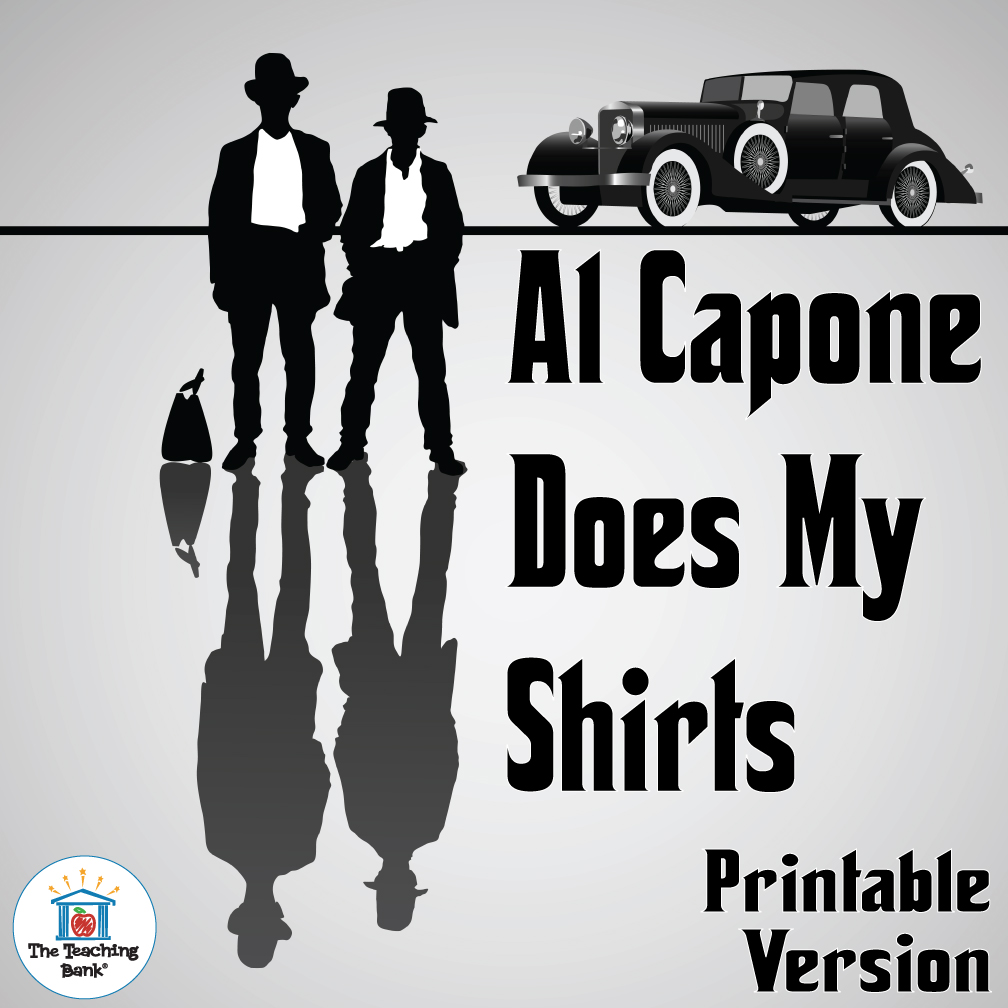 Al Capone Does My Shirts Printable Novel Study | The Teaching Bank