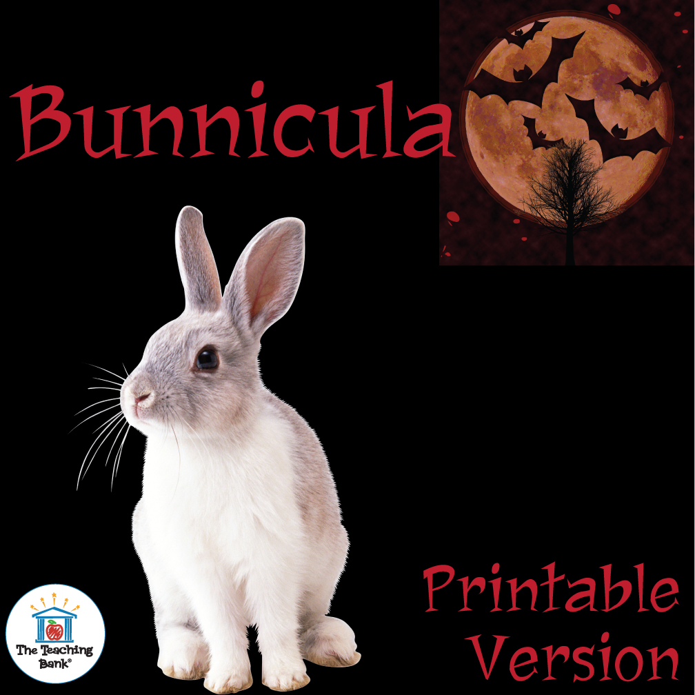 Bunnicula Printable Novel Study | The Teaching Bank