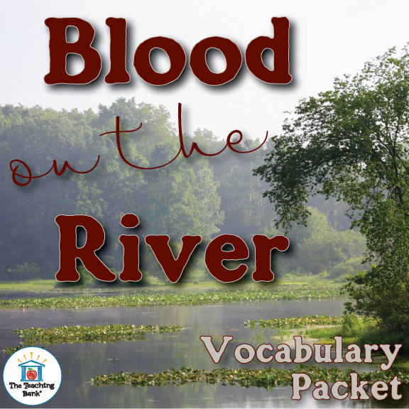 Blood on the River Vocabulary Packet - The Teaching Bank