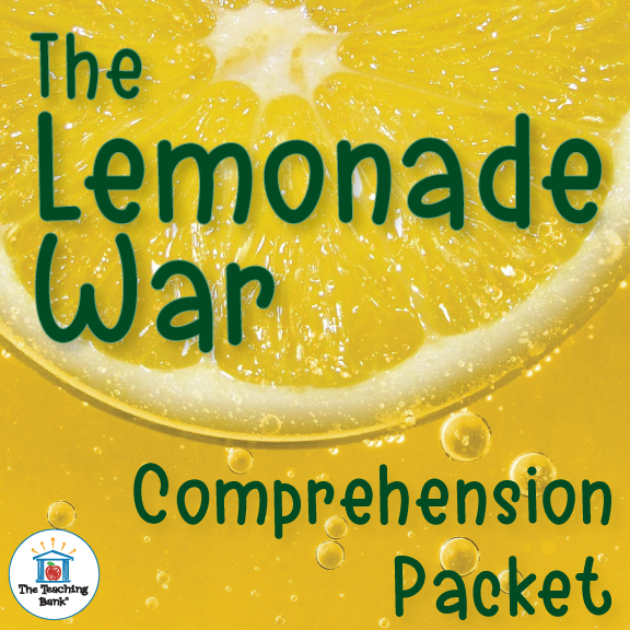 The Lemonade War Comprehension Packet - The Teaching Bank