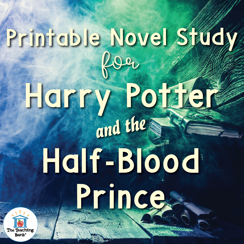 Novel Study for Harry Potter and the Half-Blood Prince Printable ...