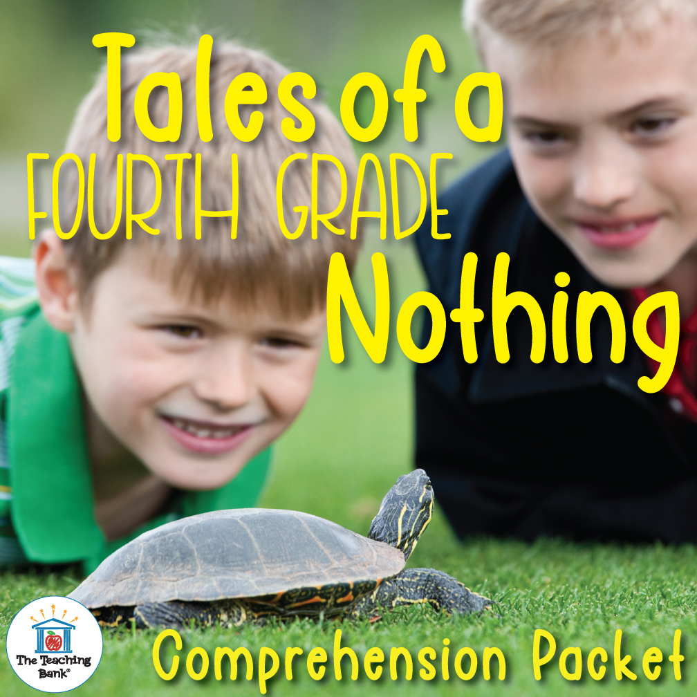 Tales of a Fourth Grade Nothing Comprehension Packet - The Teaching Bank