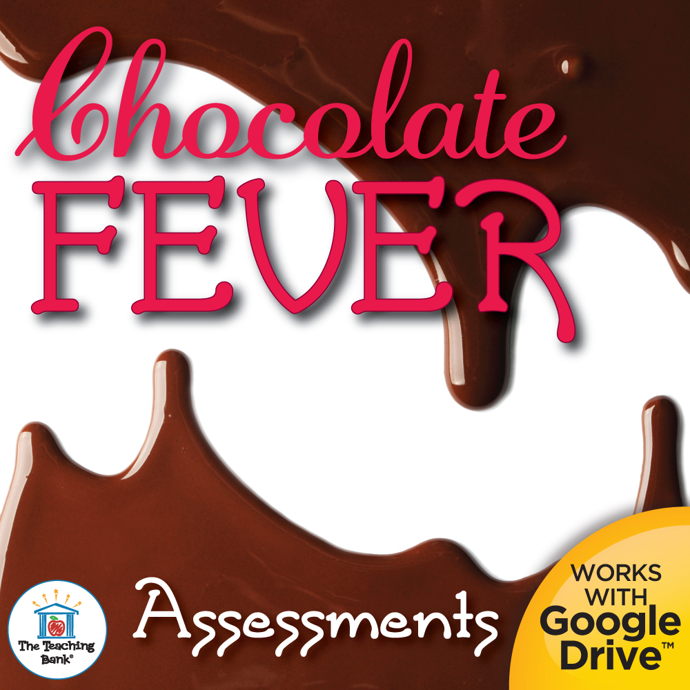 Chocolate Fever Book Unit Assessments for Google Forms - The Teaching Bank