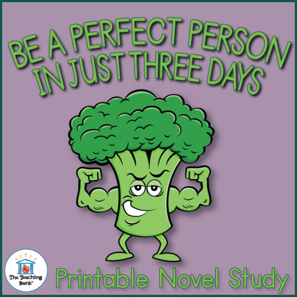 Be a Perfect Person in Just 3 Days Printable Novel Study | The Teaching ...