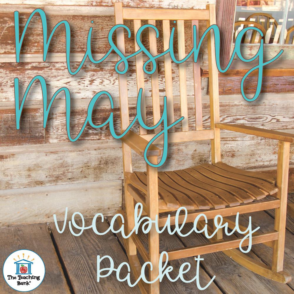 Missing May Vocabulary Packet - The Teaching Bank