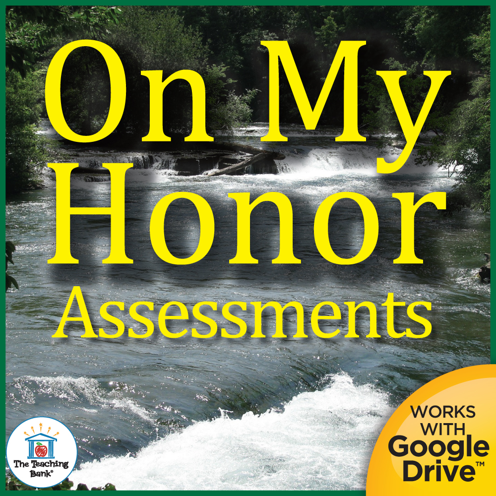 On My Honor Book Unit Assessments for Google Forms - The Teaching Bank