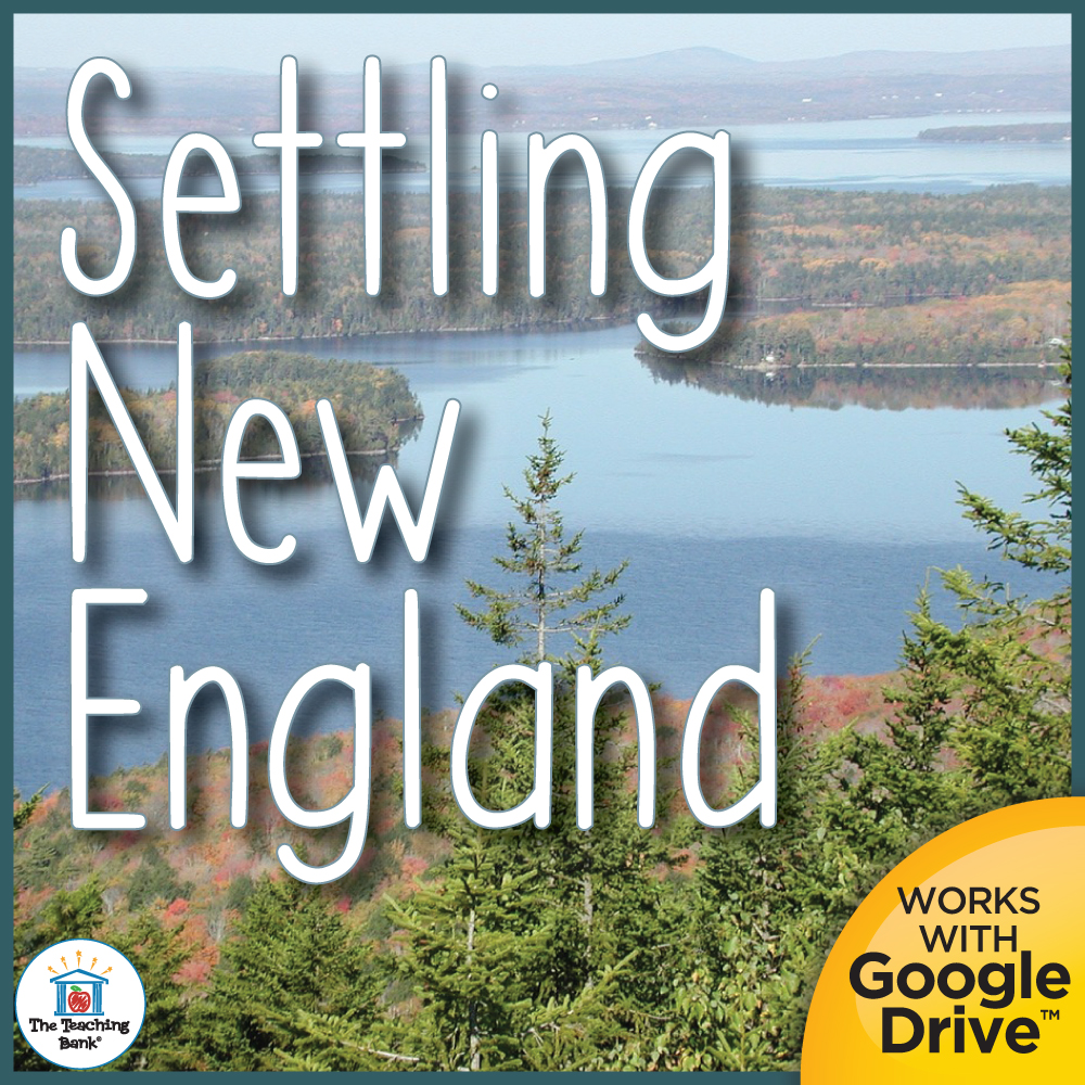 Settling the New England Colonies United States History Unit - The ...