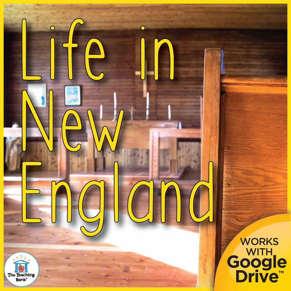 Life in the New England Colonies United States History Unit - The ...