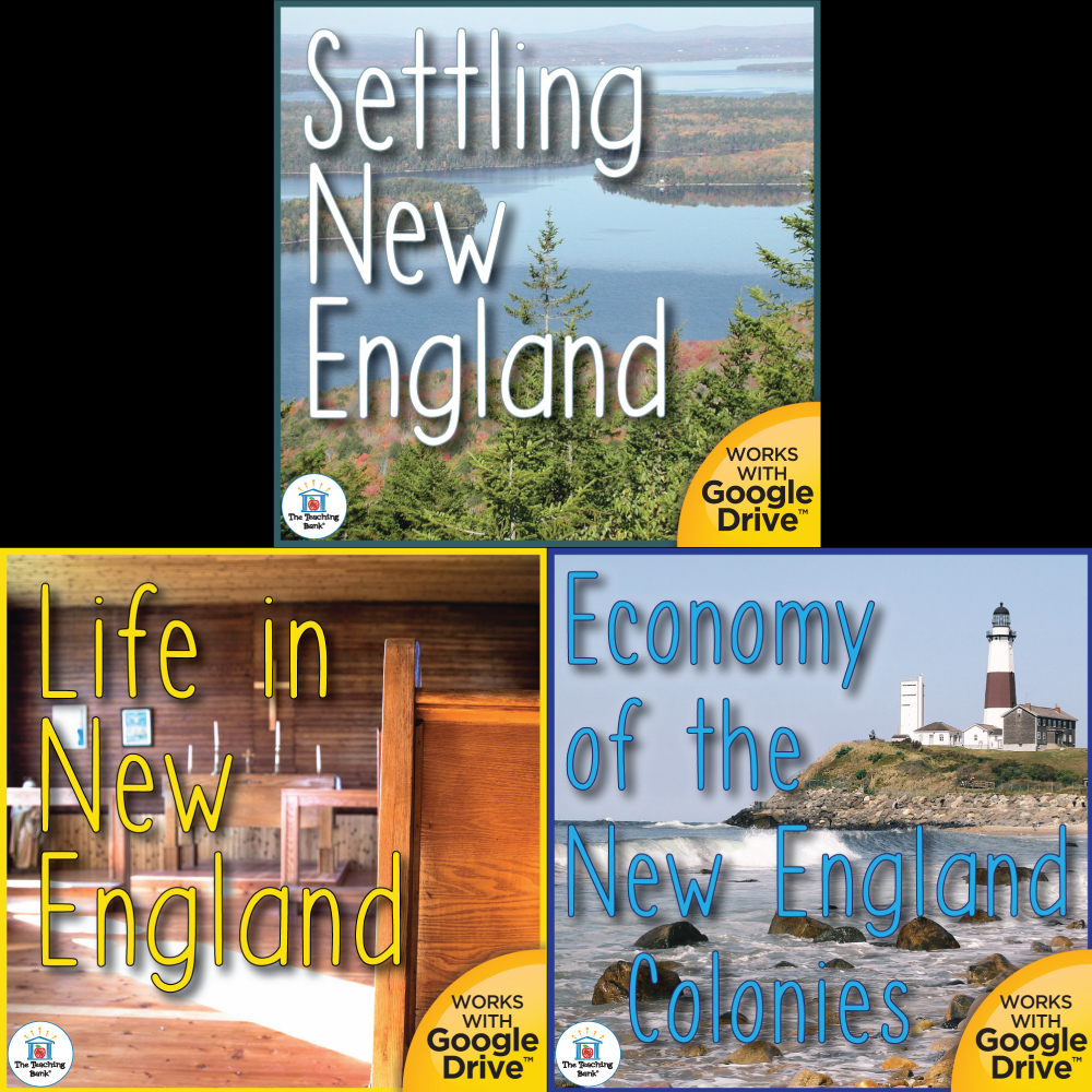 The New England Colonies United States History Unit Bundle - The ...