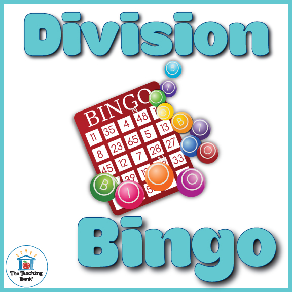 Division Basic Facts Bingo Game - The Teaching Bank