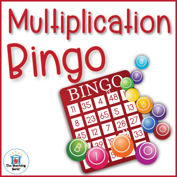 Multiplication Basic Facts Bingo Game - The Teaching Bank