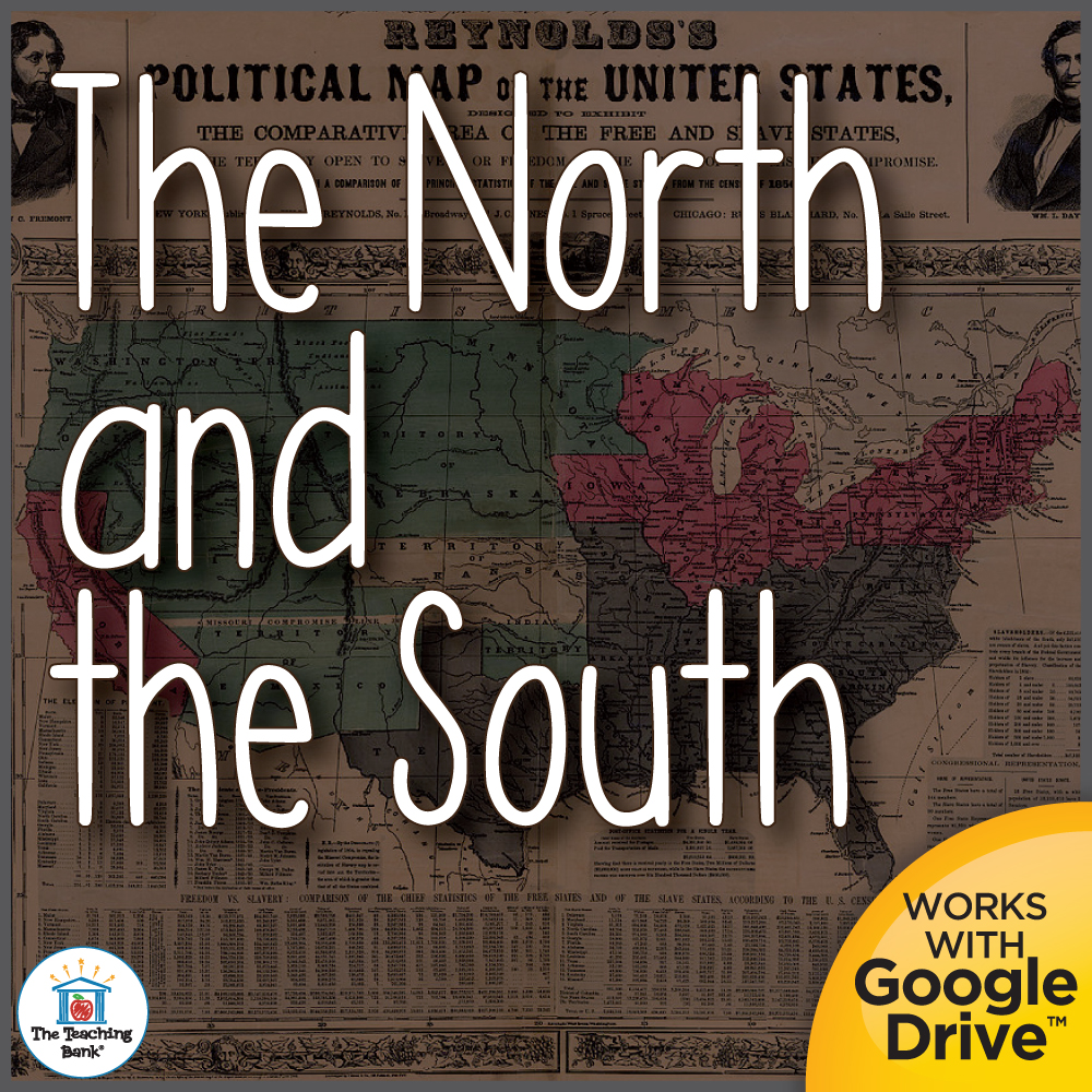 The North and the South Civil War United States History Unit - The ...