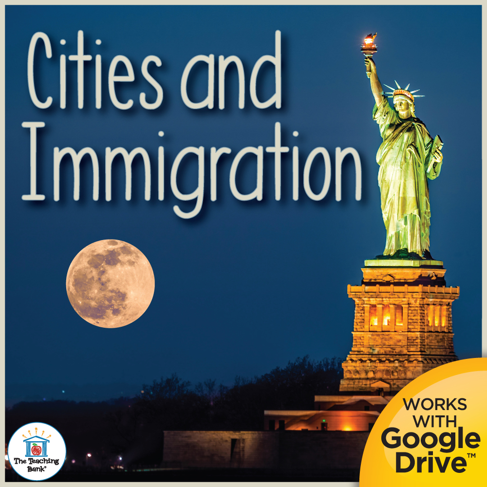 Cities and Immigration Post-Civil War United States History Unit - The ...