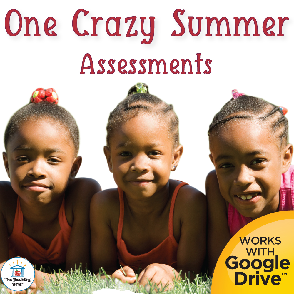One Crazy Summer Book Assessments for Google Forms - The Teaching Bank