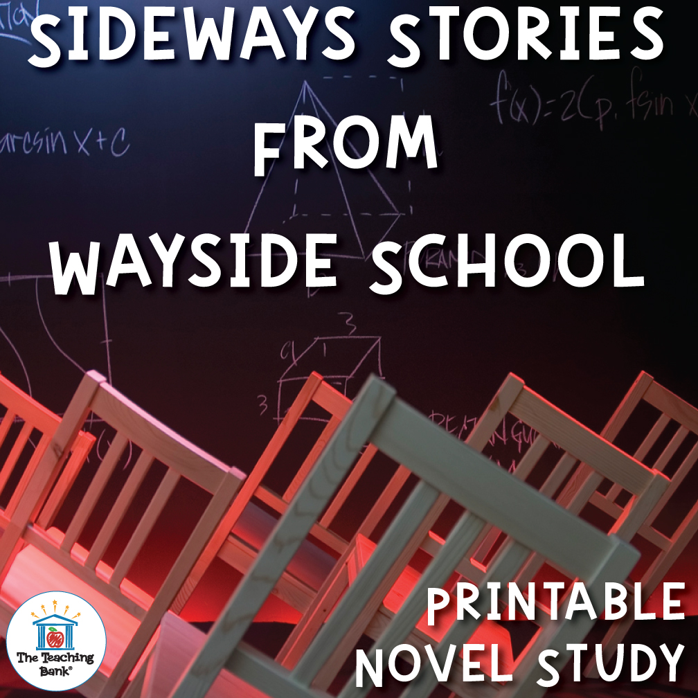 Sideways Stories from Wayside School Printable Novel Study - The ...