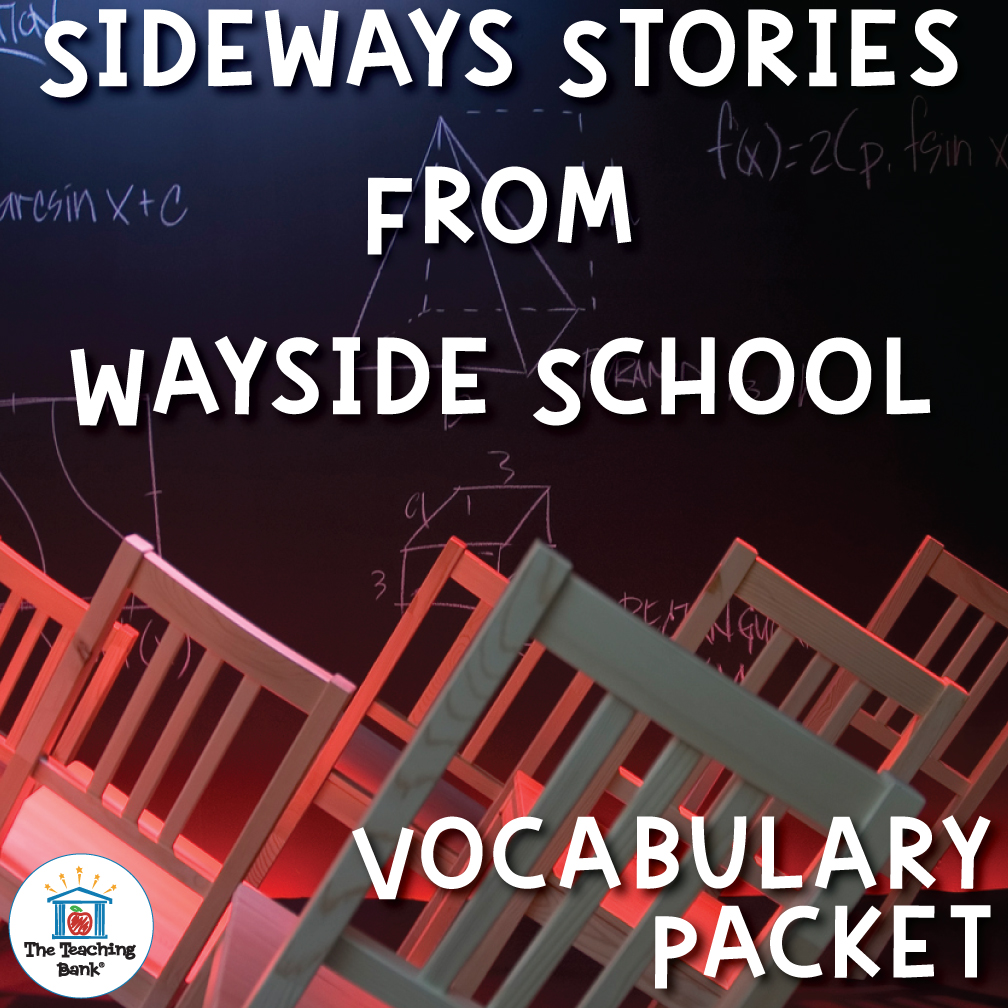 Sideways Stories from Wayside School Vocabulary Packet - The Teaching Bank