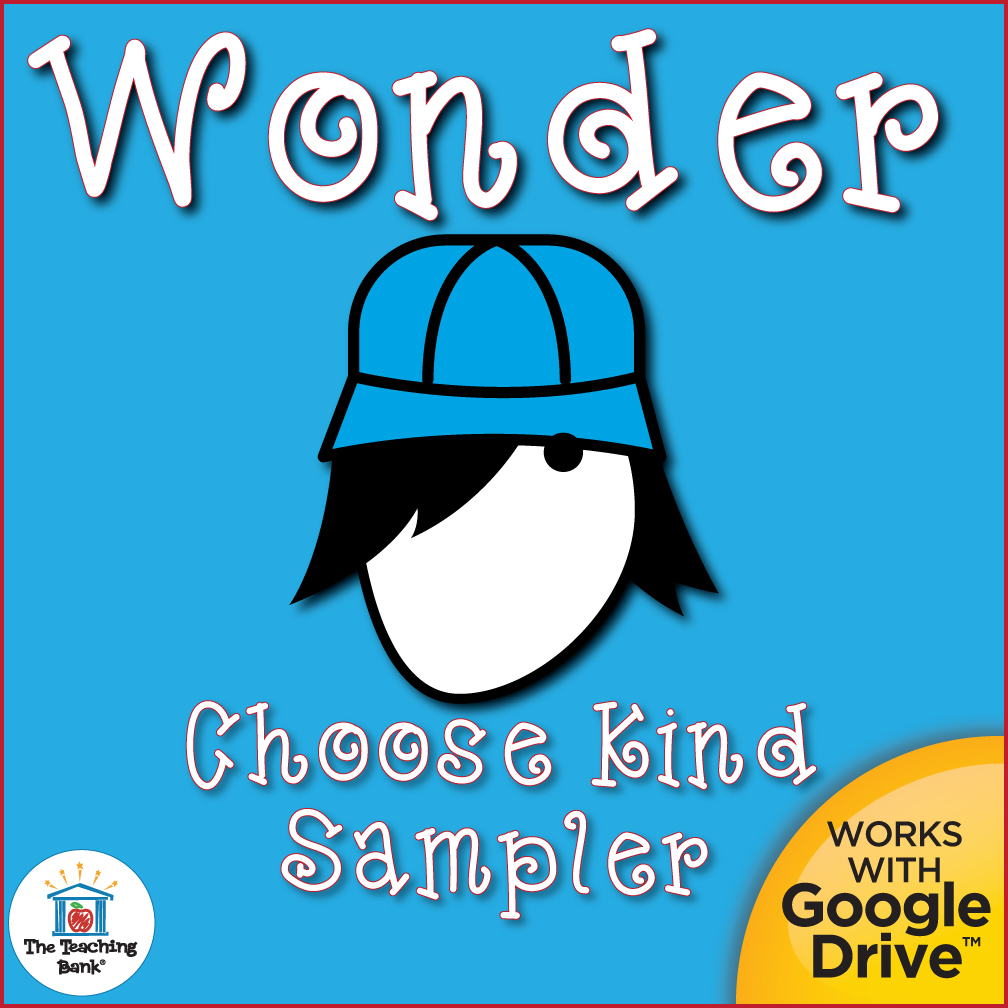 Choose Kind Activities for Wonder by R. J. Palacio - The Teaching Bank